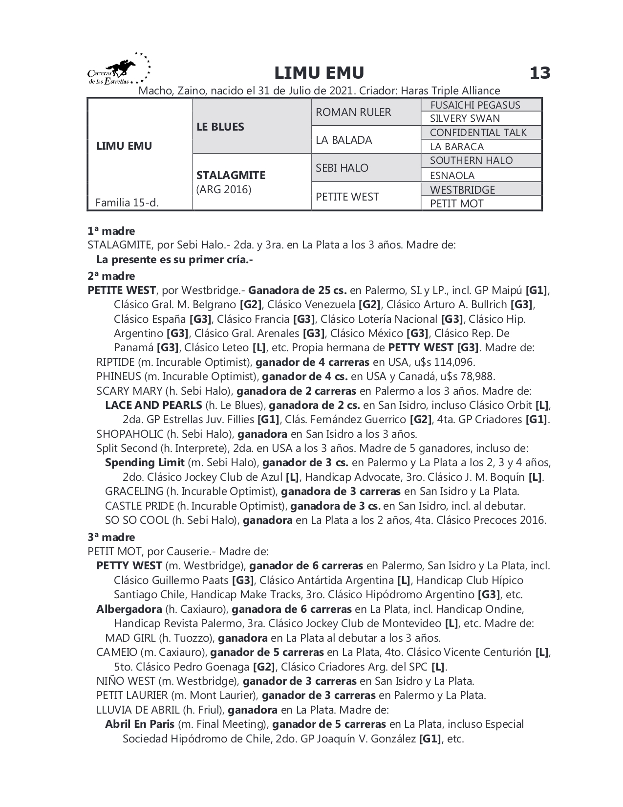 Monasterio Tattersall S.A. - LIMU EMU