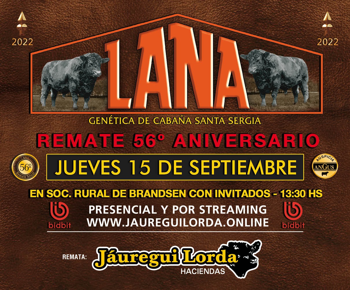 Jauregui Lorda - Consignataria de Hacienda y Remates - Cabaña Santa Sergia